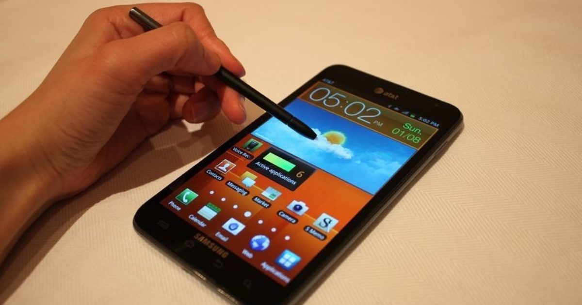 Hands on With The Samsung Galaxy Note | Optimising