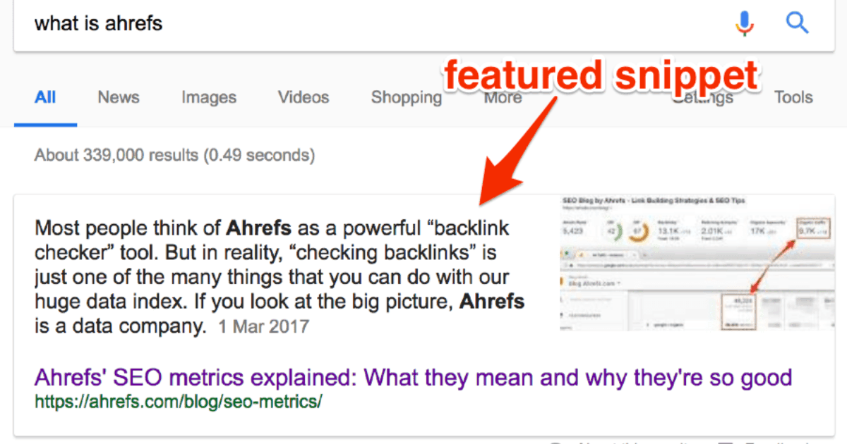 Featured Snippets - Your guide to Being Better Than #1 | Optimising